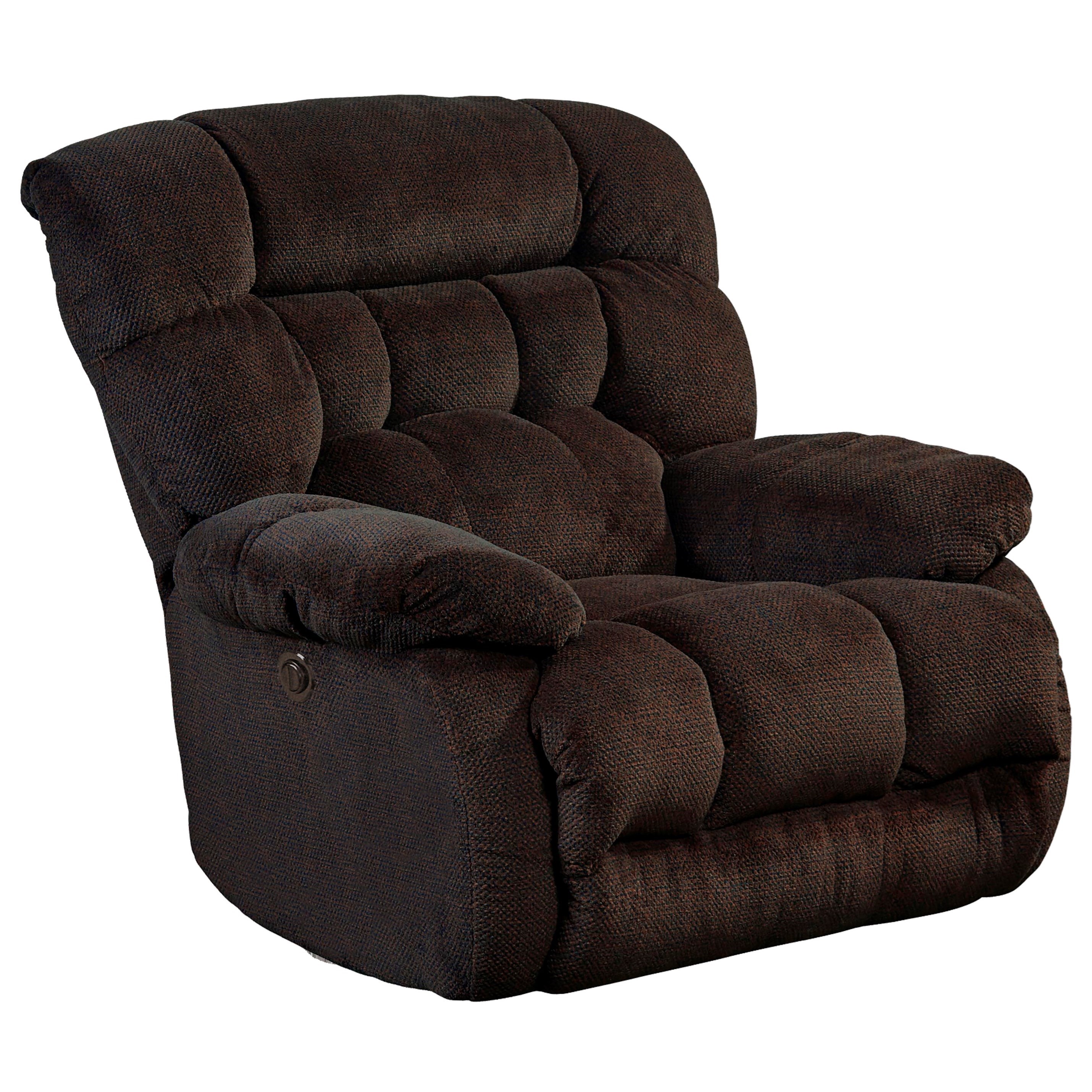 Catnapper Daly Casual Power Lay Flat Recliner with Pillow Arms | Value ... Catnapper Daly Casual Power Lay Flat Recliner with Pillow Arms | Value ...